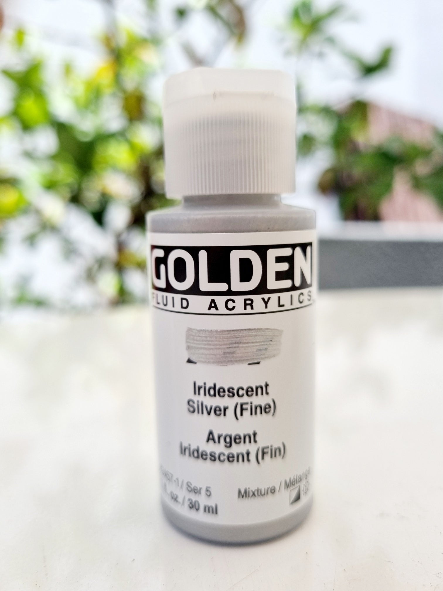 Gold Fabric Spray Paint Golden Fluid Interference Acrylic Paint - 1 Oz ...